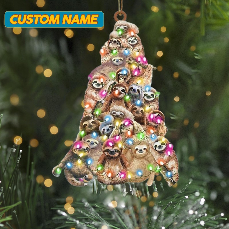 Sloth Christmas - Etsy