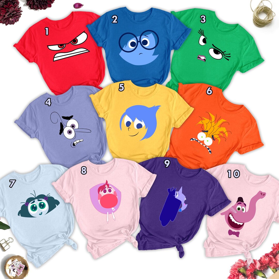 Inside Out Emotions Shirt, It's Okay to Feel All the Feels Shirt, Core ...