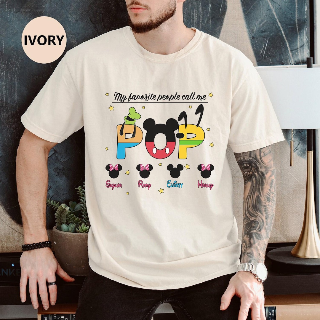 Mickey Minnie Grandpa Shirt, My Favorite People Call Me Dad Sweatshirt ...