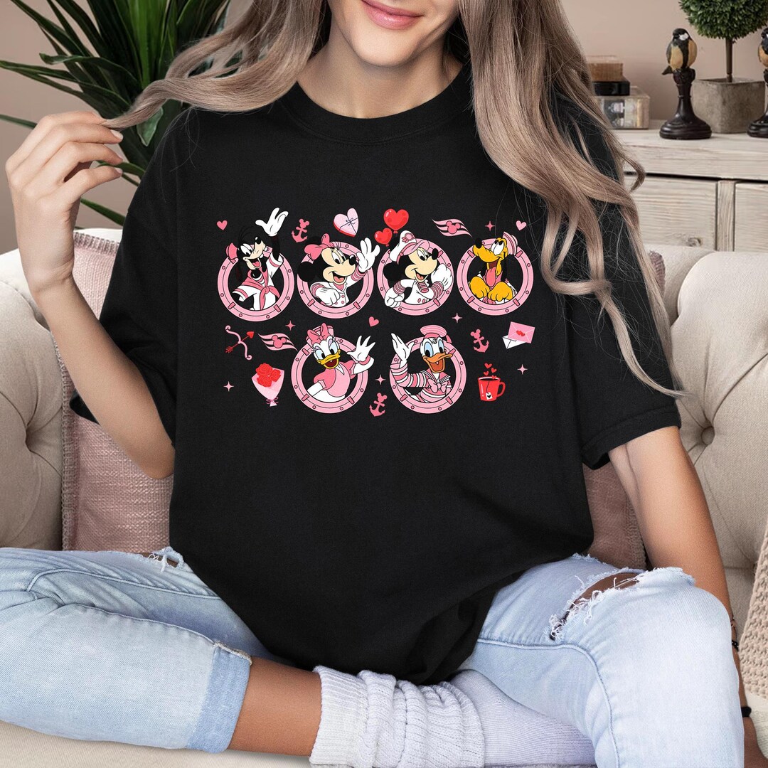 Mickey and Friends Cruise Valentien Shirt, Mickey and Friends Valentine ...