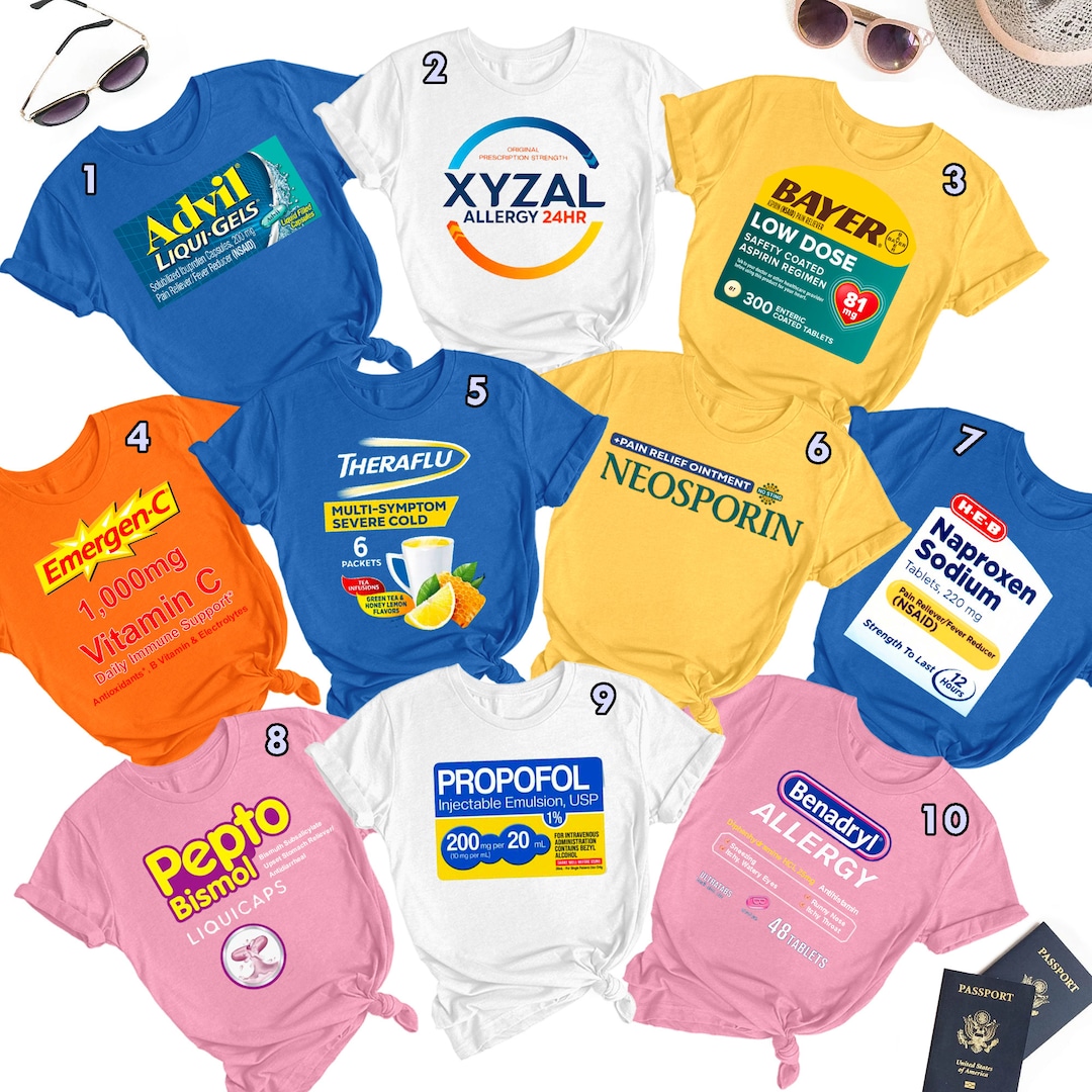 Pharmacy Medical Halloween Costume Shirt Funny Cosplay for - Etsy