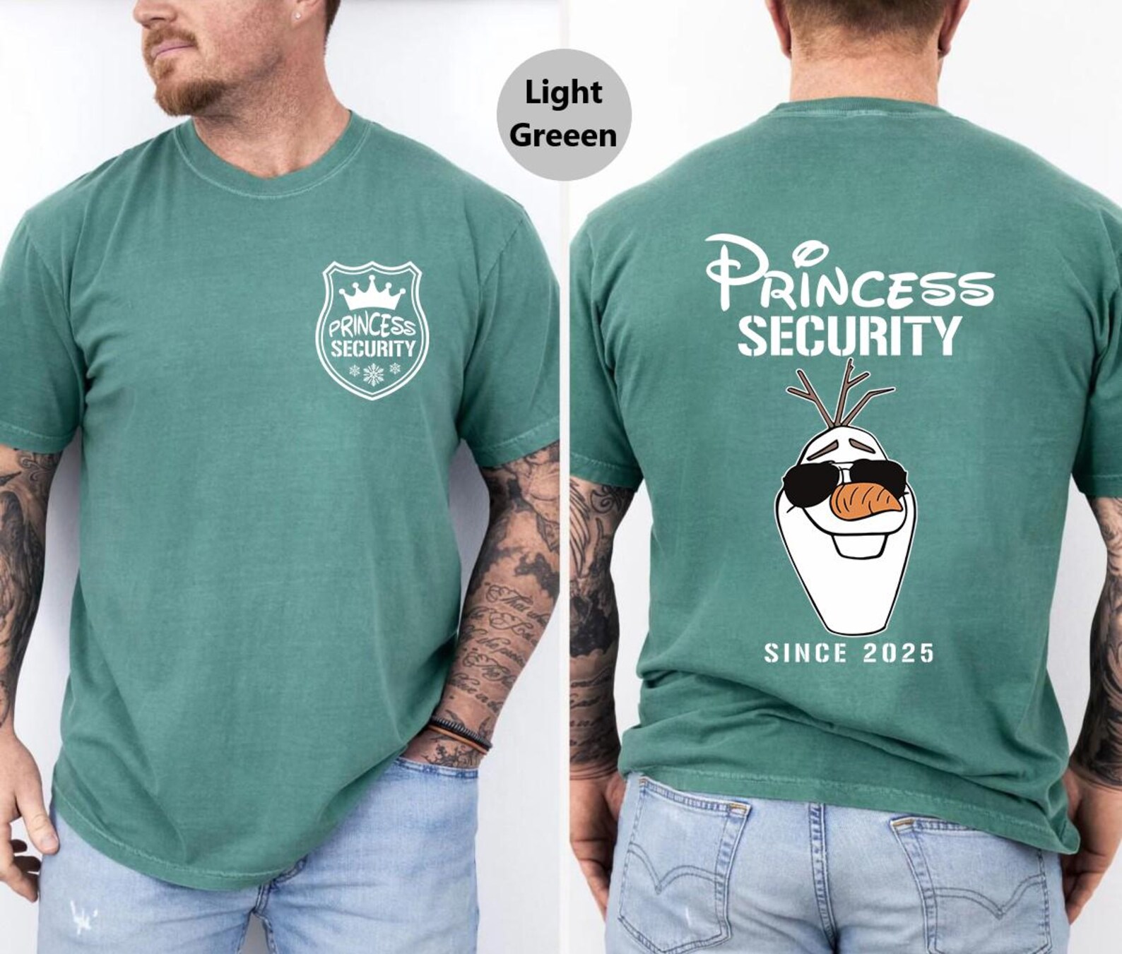 DN Princess Security Shirt, DN Dad Shirt, All Characters Mickey Olaf ...