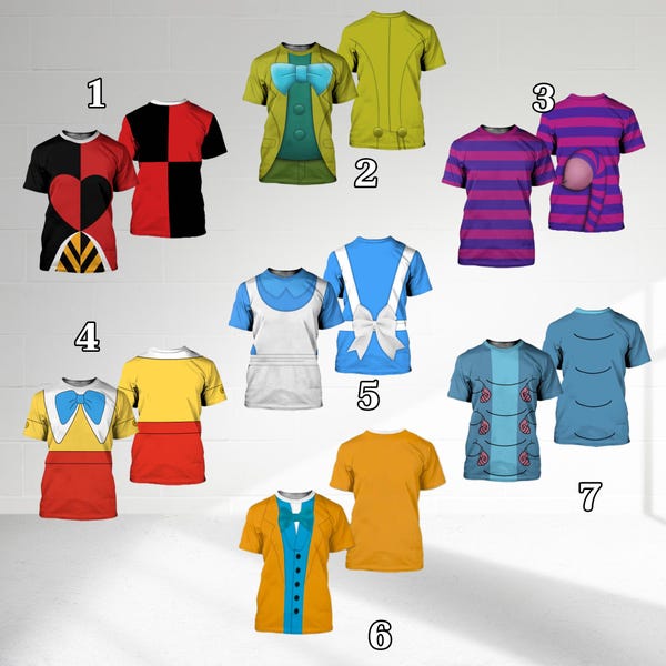 Alice in Wonderland Group Costumes - Etsy