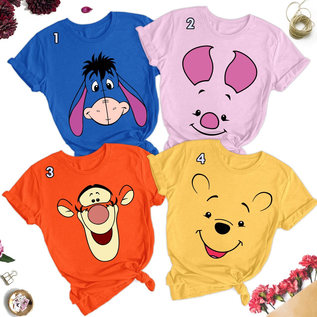 Winnie the Pooh Matching Shirt, Pooh Tigger Piglet Eeyore Family Trip ...