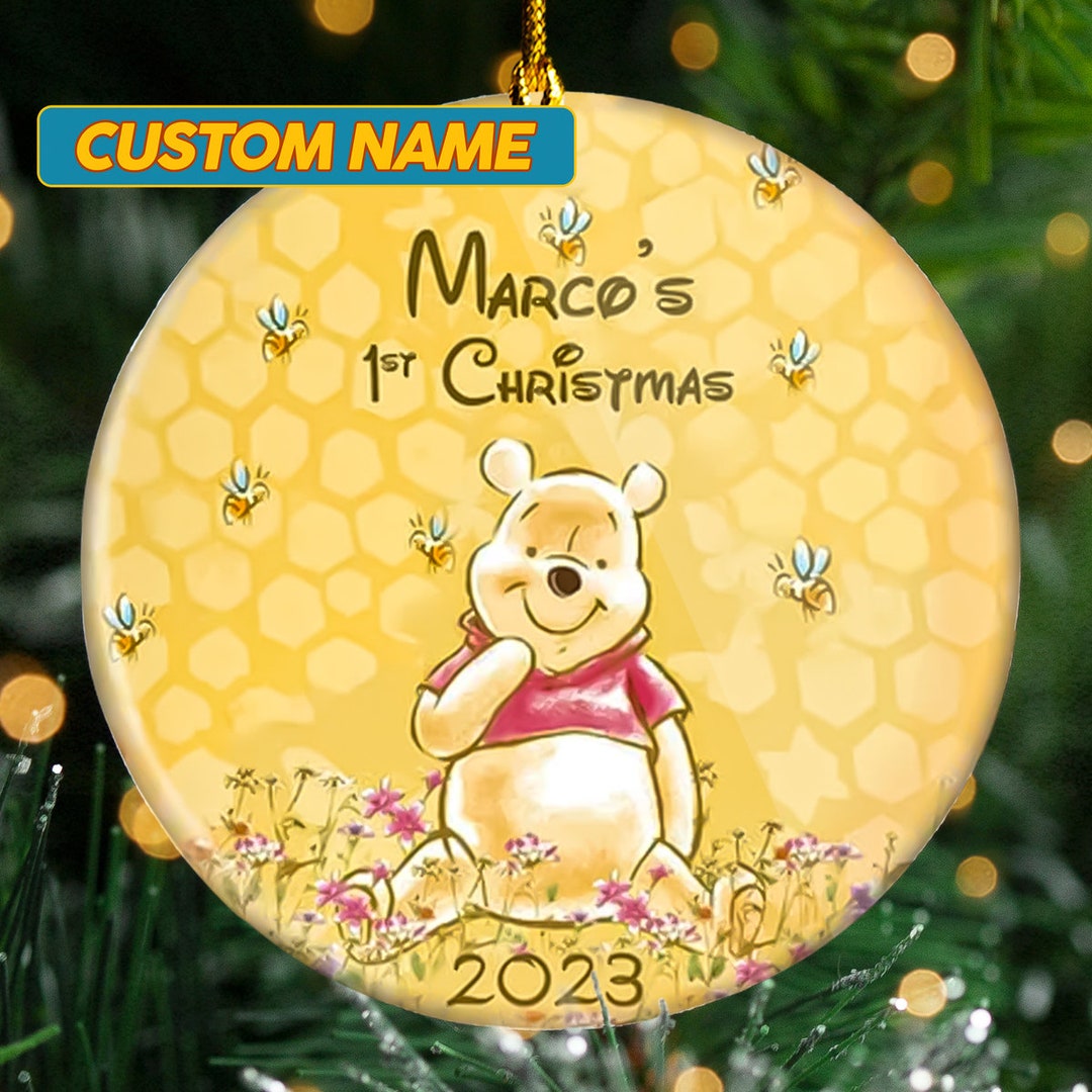 Personalized Baby Bear First Christmas Ornament Honey Bear - Etsy Canada