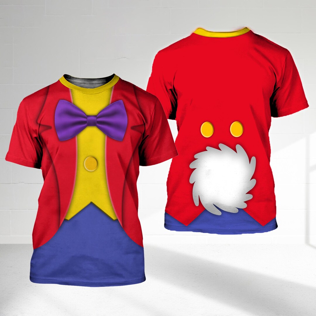 White Rabbit in Wonderland Costume Cosplay 3D Shirt, White Rabbit Suit ...