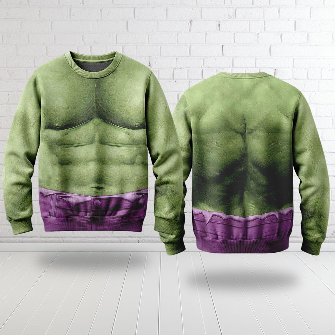 The Incredible Hulk Costume Clothing, Green Hulk Cosplay Costume 3D ...