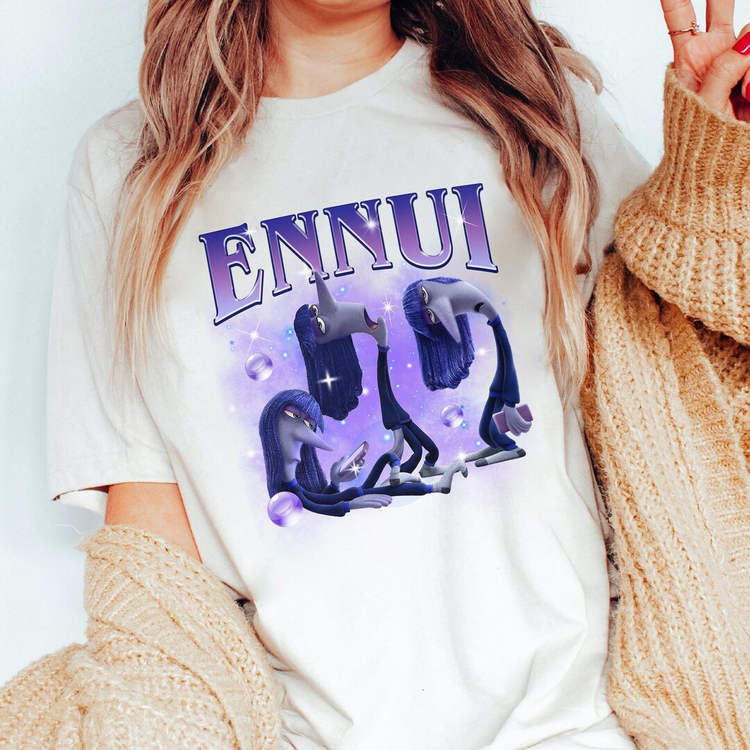 Ennui Inside Out Shirt, Inside Out Emotion Character T-shirt, It's Okay ...