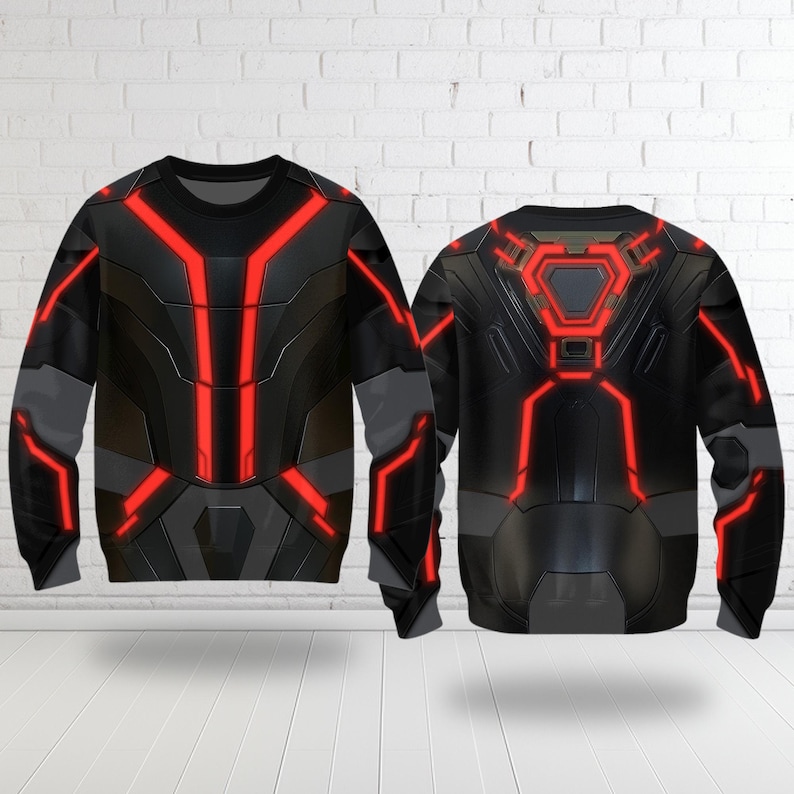 Tron Ares Halloween Cosplay Hoodie, DN Tron Ares Halloween Costume ...