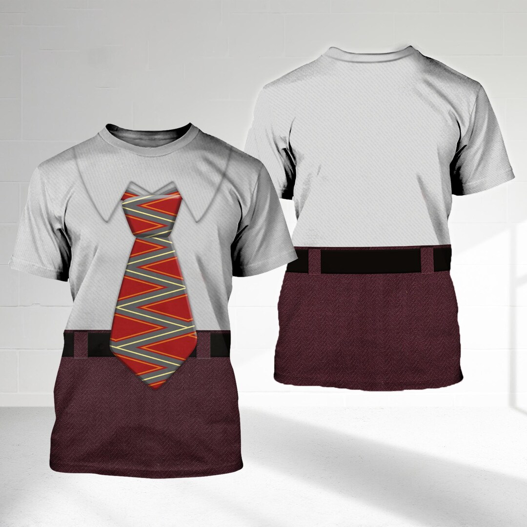 Inside Out Anger Men Suit 3D Shirt, Angry Character Costume Cosplay ...