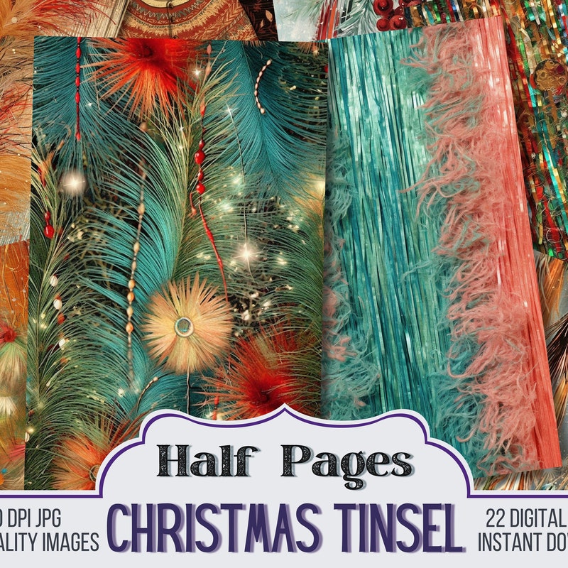 Vintage Tinsel Craft Supply - Etsy