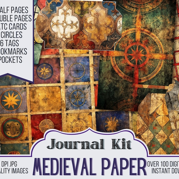 Medieval Scrapbook - Etsy