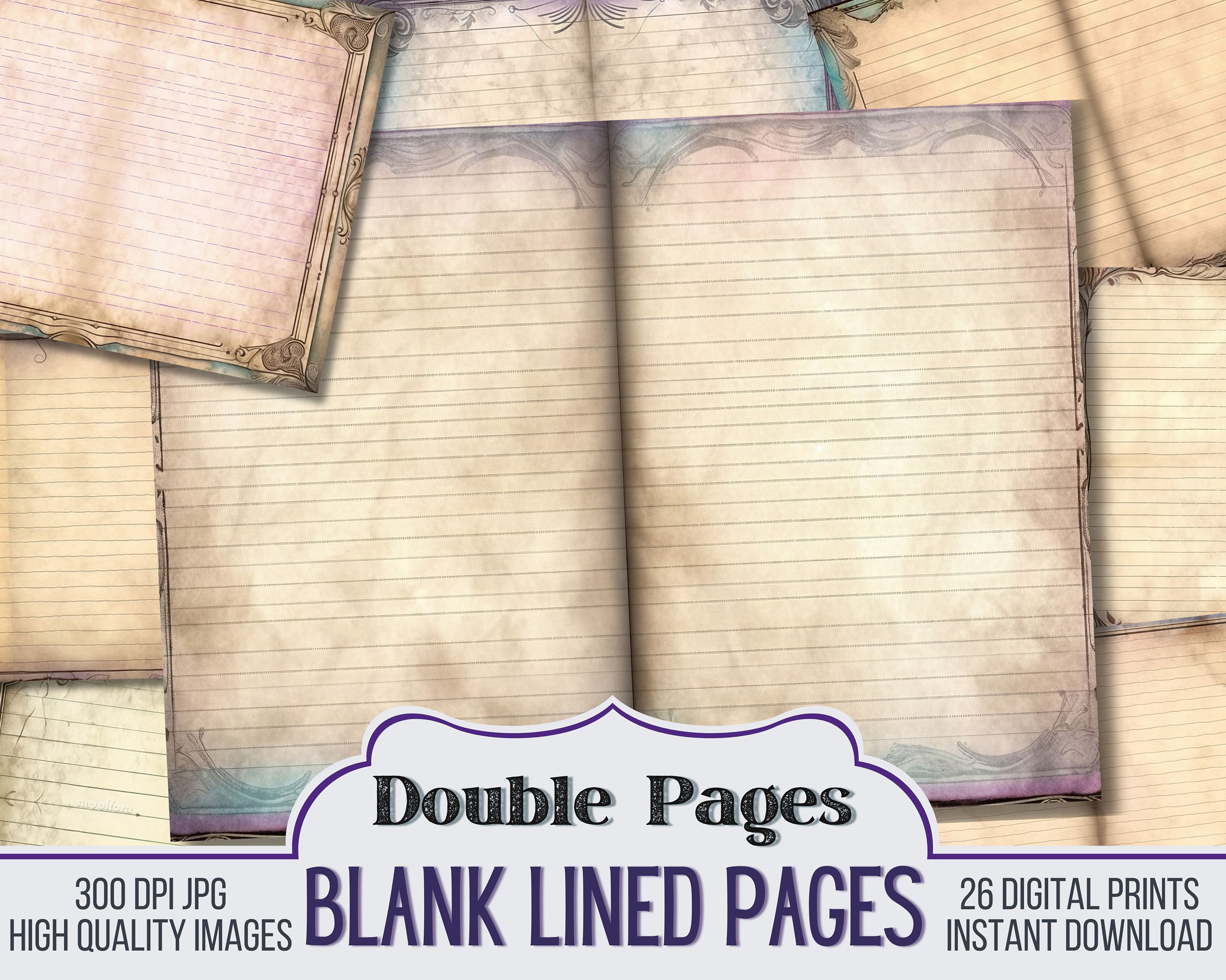 Blank Old Journal Pages