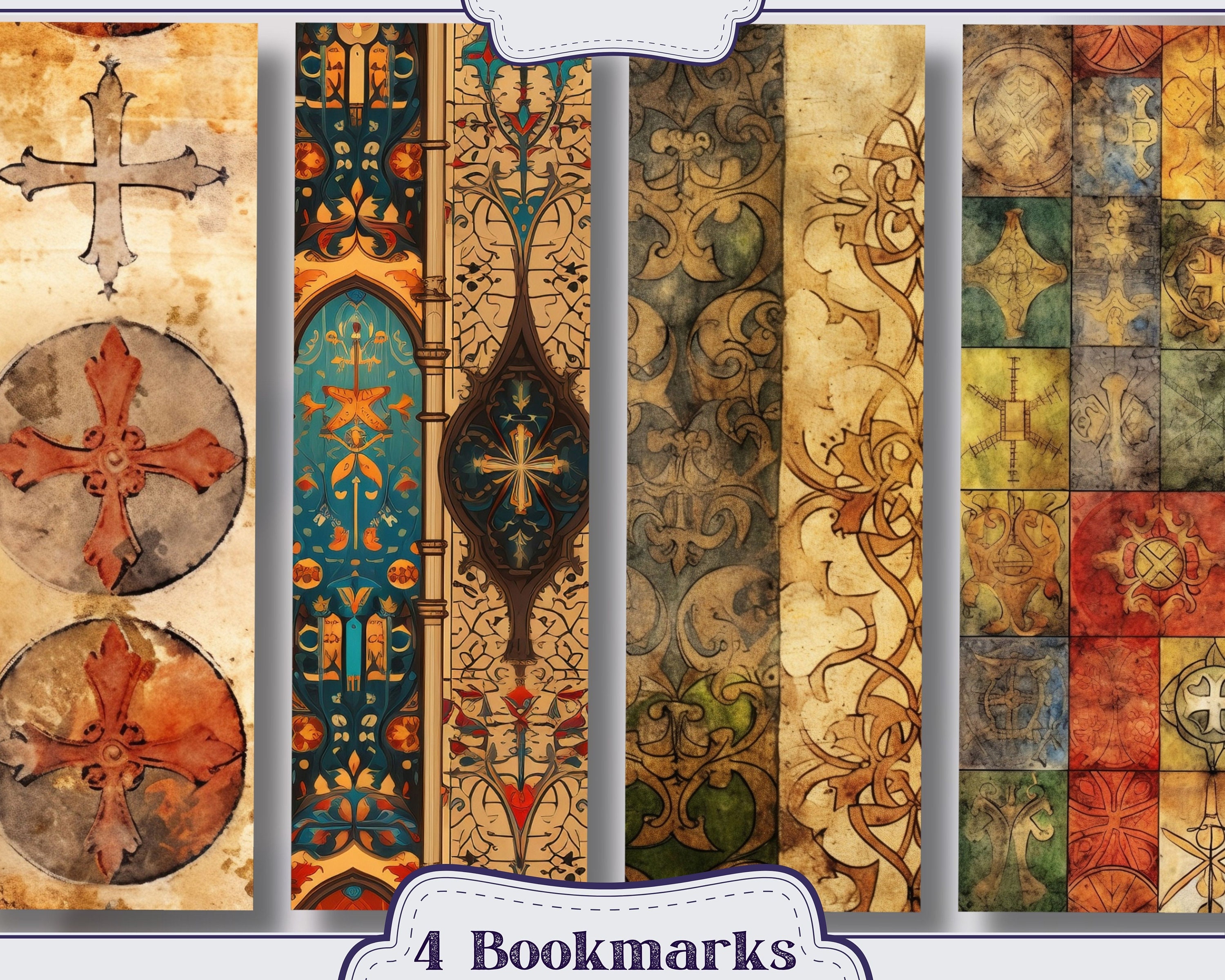 Medieval Parchment Paper Journal Kit Ephemera ATC Tags - Etsy