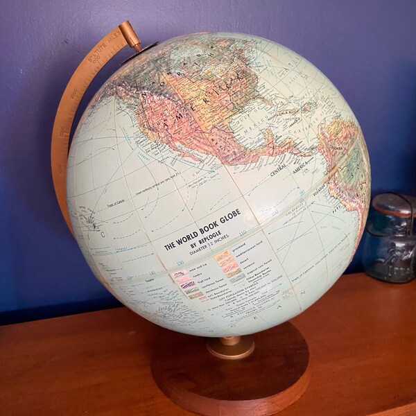 Vintage Globe - Etsy
