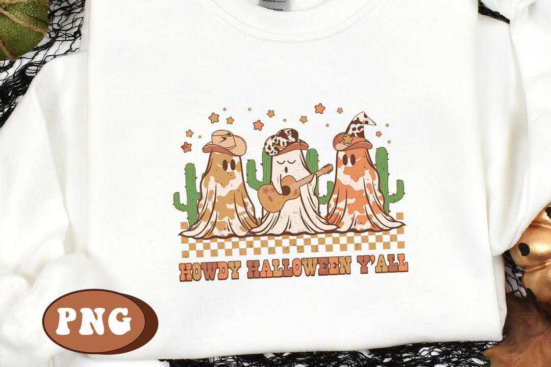 Howdy Boo Western Png Cute Ghost PNG Retro Halloween Png - Etsy