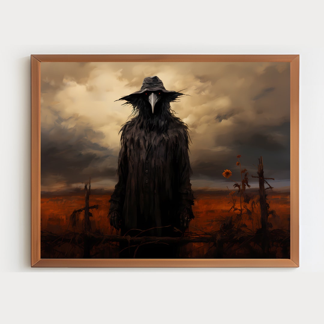 Sinister Crow in the Devil's Apothecary Gothic Wall Art - Etsy