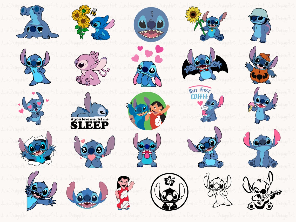 Stitch archivos SVG para Cricut Stitch Svg Bundle pegatina - Etsy España