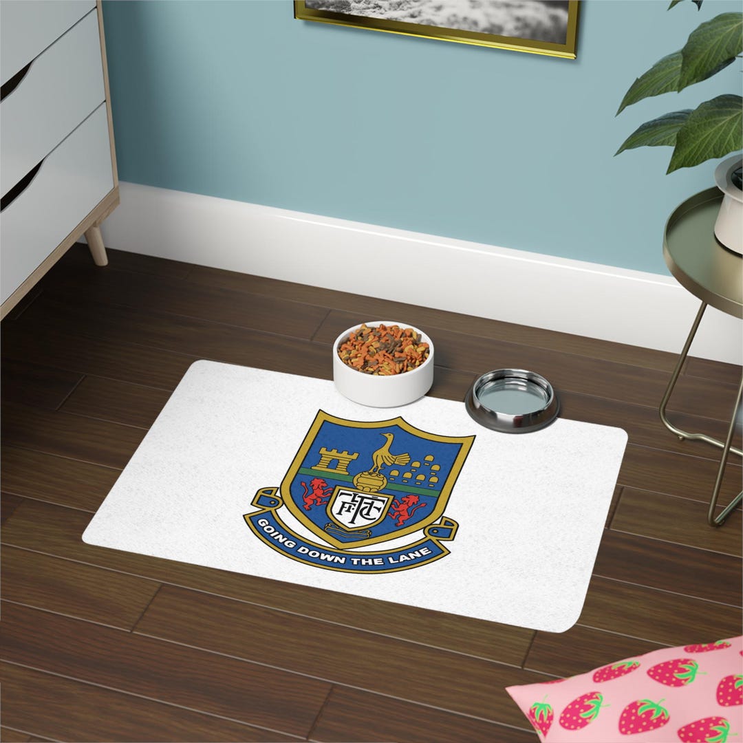 Tottenham Hotspur FC Pet Food Mat, Soccer, Football, Premier League - Etsy
