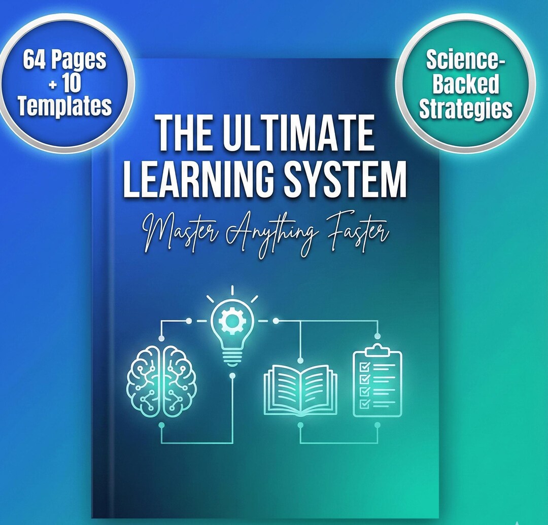 The Ultimate Learning System Interactive Guide + PDF | Study Planner ...