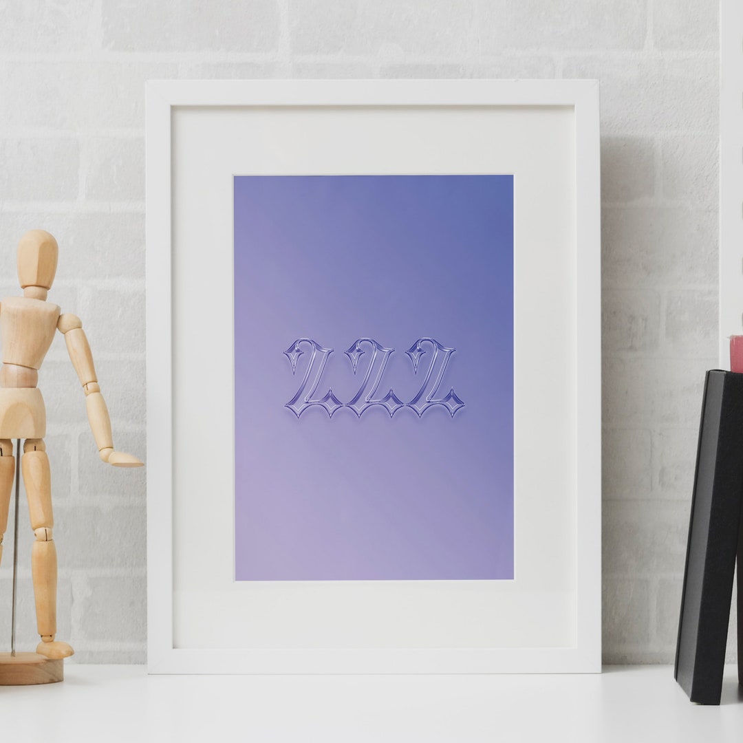Alignment Gothic Glass Angel Poster Original Print Design 222 Angel ...