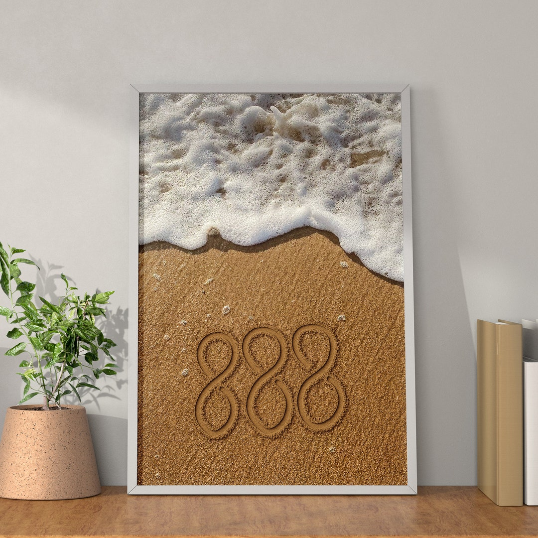 Spiritual 888 Angel Number Holiday Decor Digital Download Printable ...
