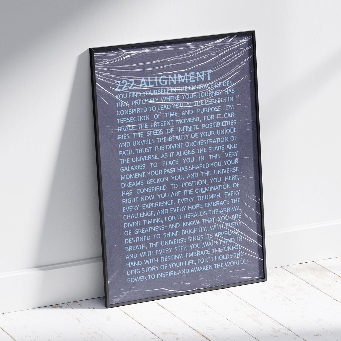 Alignment Angel Poster Original Design 222 Angel Number Digital ...