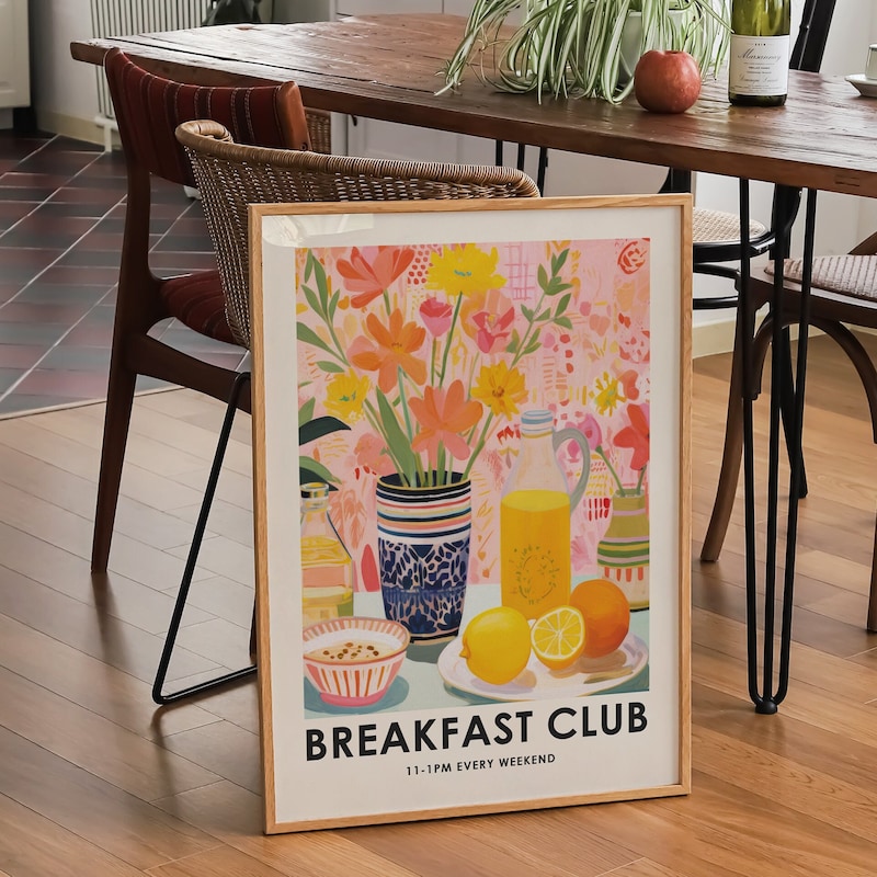 Breakfast Wall Decor - Etsy