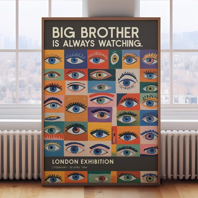 1984 Big Brother Poster - Etsy