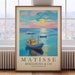 Henri Matisse Print, Matisse Boat on Water Painting, Vintage Museum ...