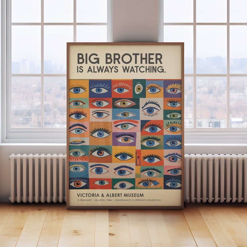 1984 Big Brother Poster - Etsy