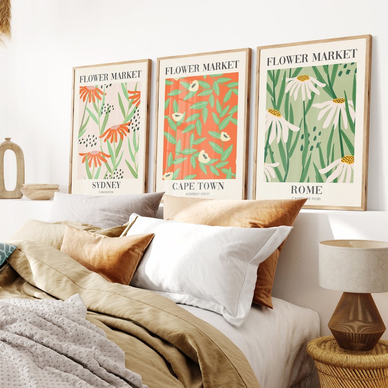 Flower Market Print - Etsy