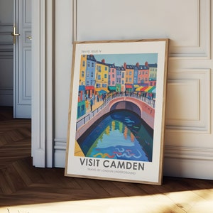Camden Poster, Camden Print, London Travel Print, London Wall Art ...
