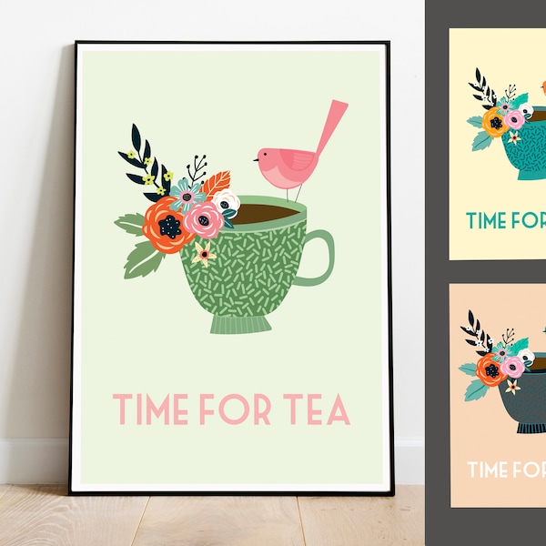 Tea Poster - Etsy