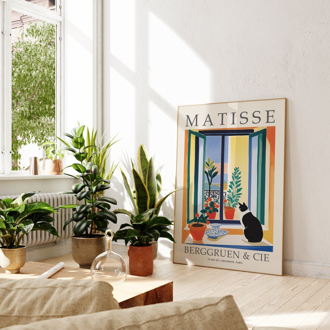 Matisse Open Window, Henri Matisse Black Cat Print, Aesthetic Modern ...