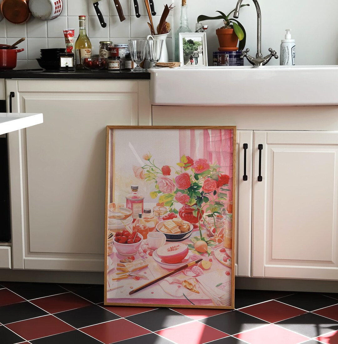 Afternoon Tea Print, Vintage Tea Painting, Tea Poster, Vintage Kitchen ...