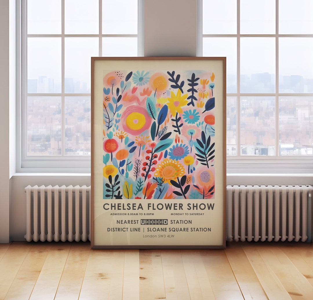 Chelsea Flower Show Print, Matisse Floral Print, Vintage Botanical Wall ...