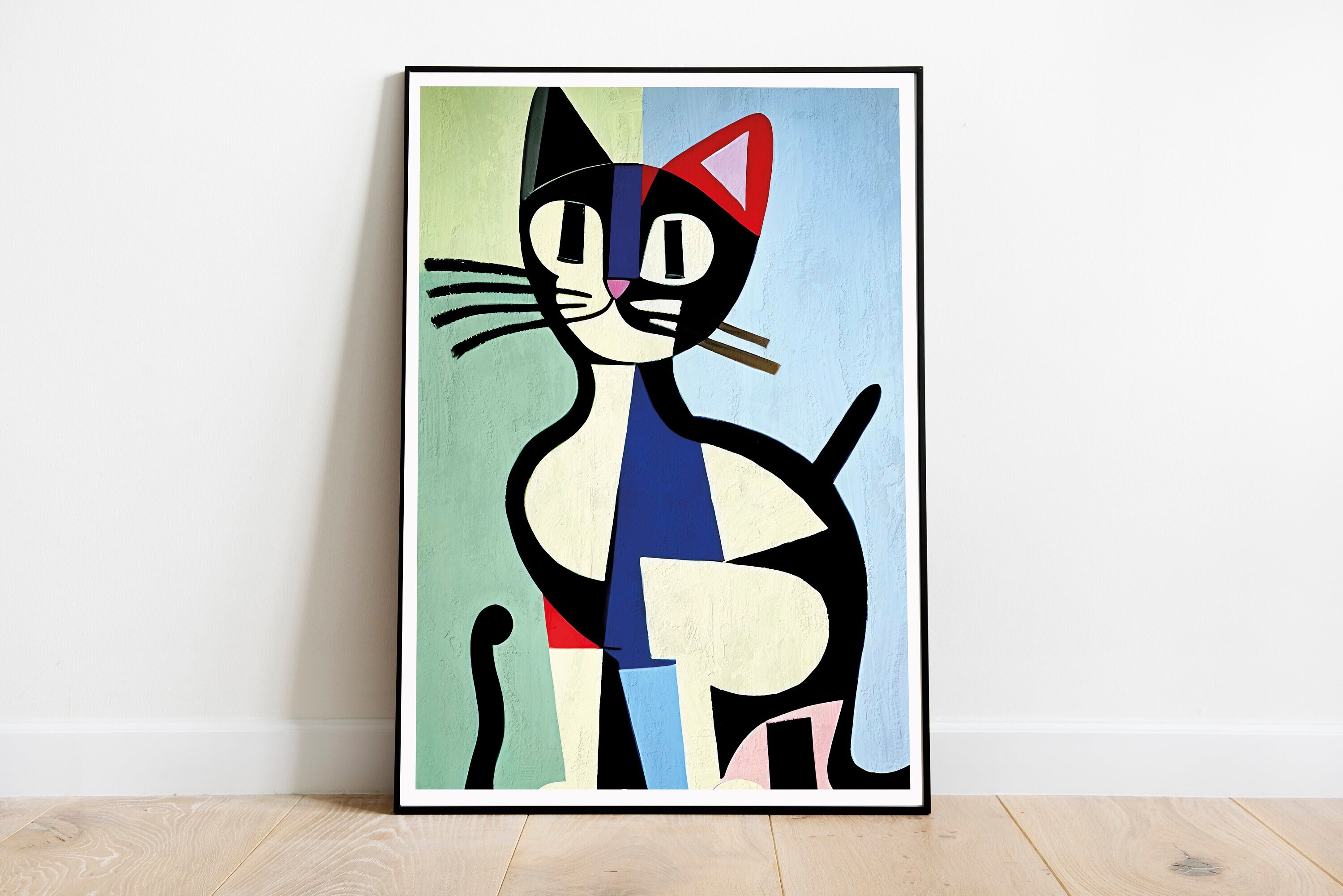 Picasso Cubism Cat