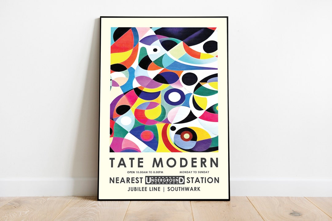 Tate Modern Print, Modern Abstract Art, Exhibition Poster, Kadinsky ...