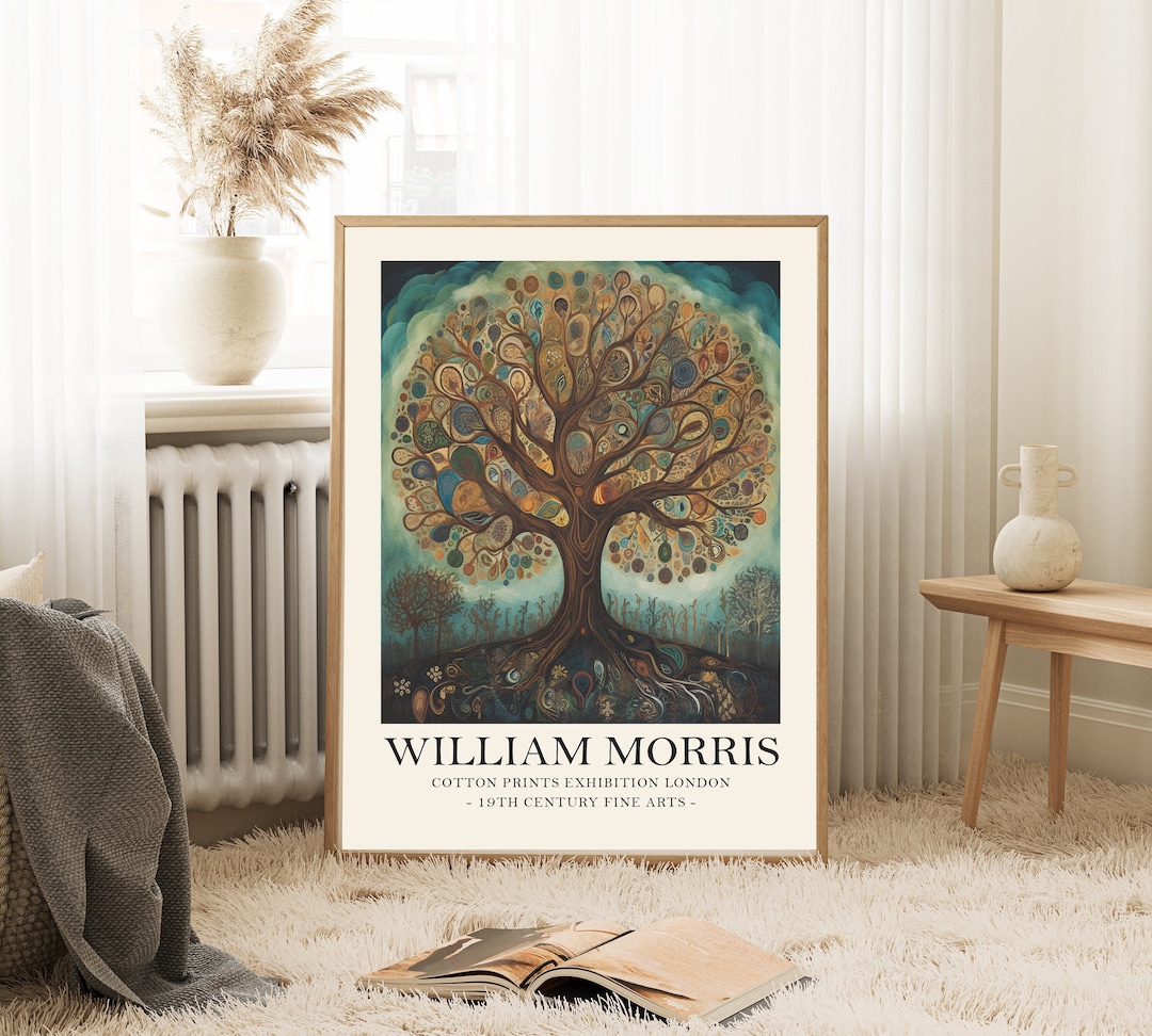 William Morris Tree of Life Print, Vintage Style William Morris ...