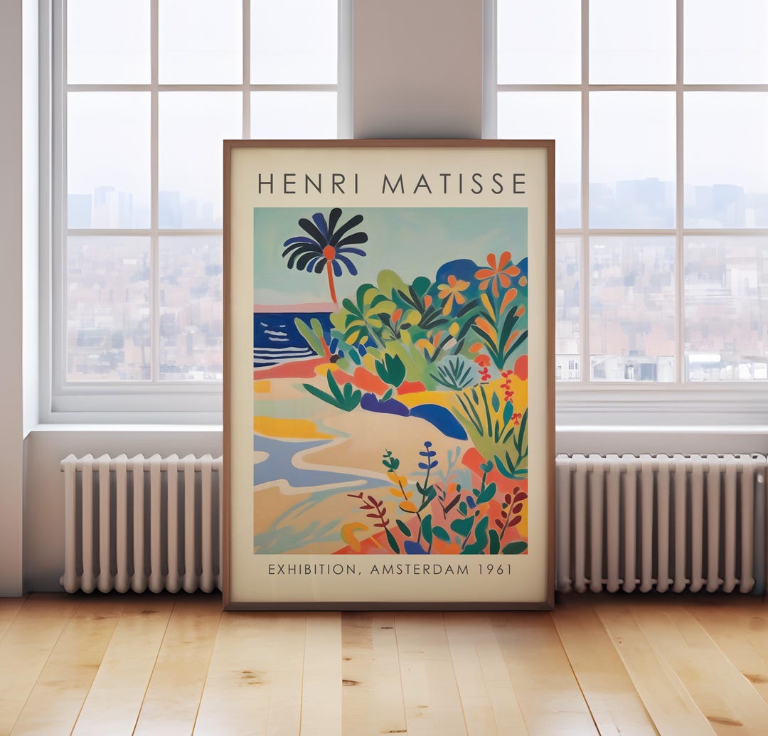 Henri Matisse Print, Beach Painting, Coastal Print, Seaside Print ...
