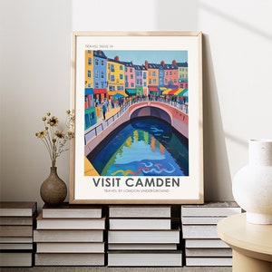Camden Poster, Camden Print, London Travel Print, London Wall Art ...