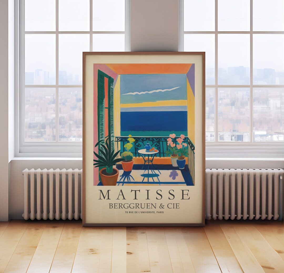 Henri Matisse Print, Matisse Amalfi Coast Painting, Vintage Museum Poster, Modern Gallery ...
