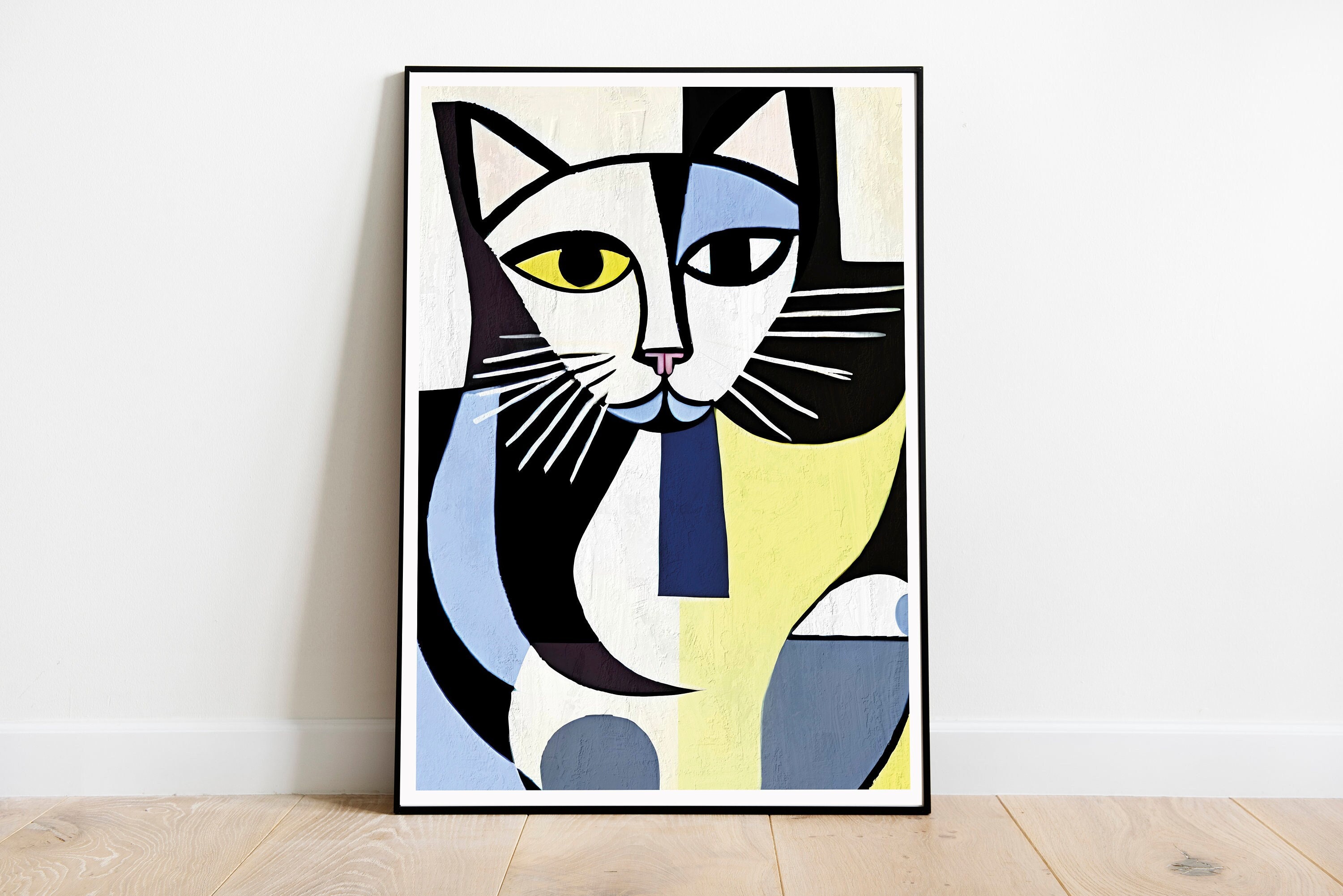 Picasso Cubism Cat