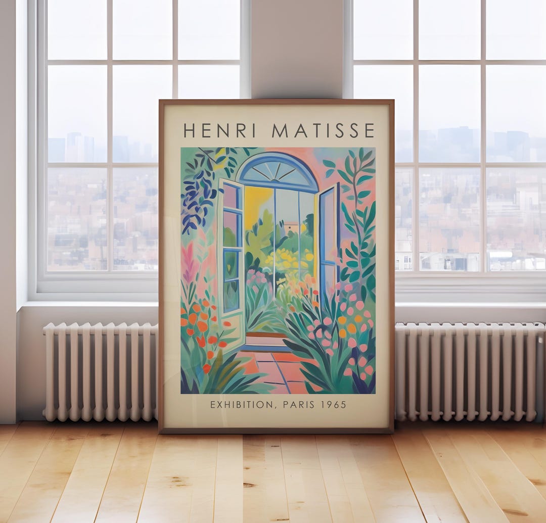 Henri Matisse Print, Matisse Open Window Painting, Summer Garden Print ...