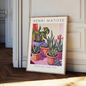 Henri Matisse Print, Matisse Botanical Painting, Cactus Print ...