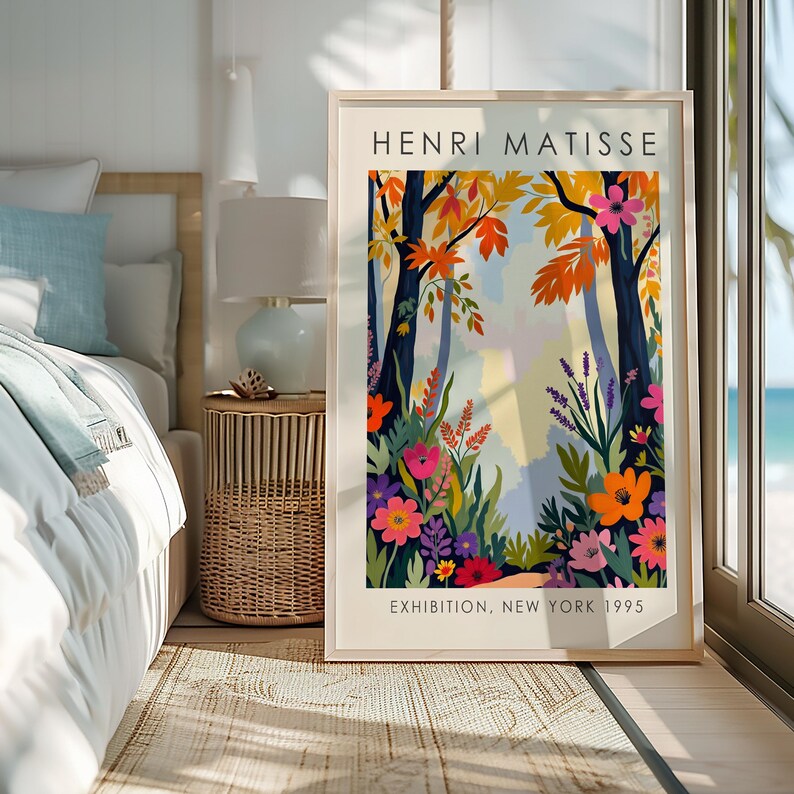 Henri Matisse Print, Vintage Botanical Wall Art, Woodland Print, Autumn ...
