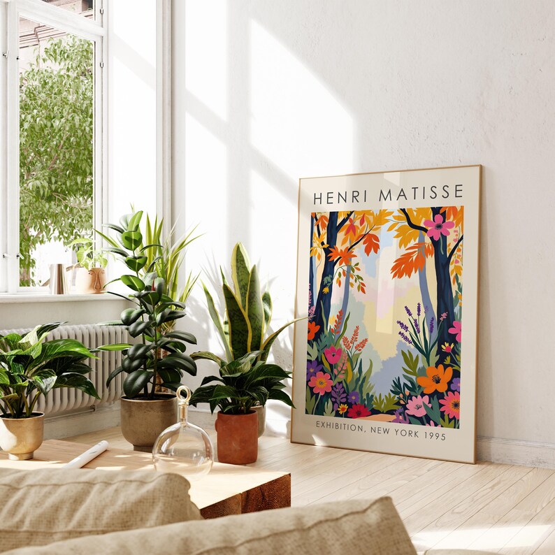 Henri Matisse Print, Vintage Botanical Wall Art, Woodland Print, Autumn ...