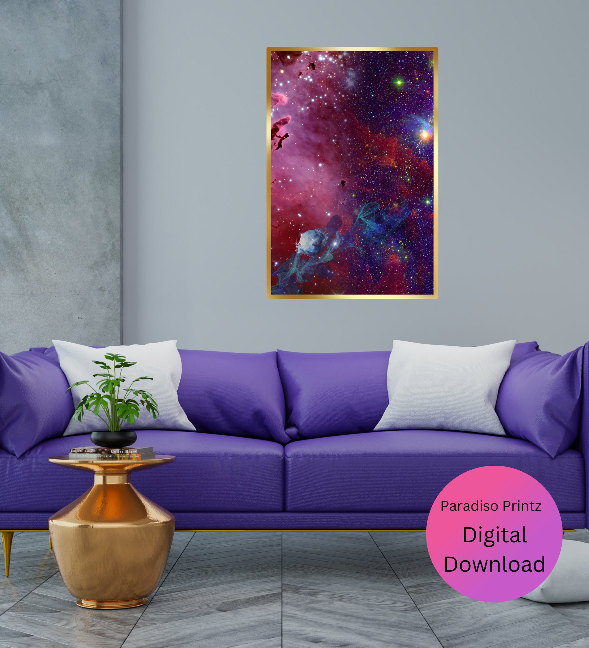 Celestial Symphony | Stary Skies | Wonders of Universe | Vivid Red and ...