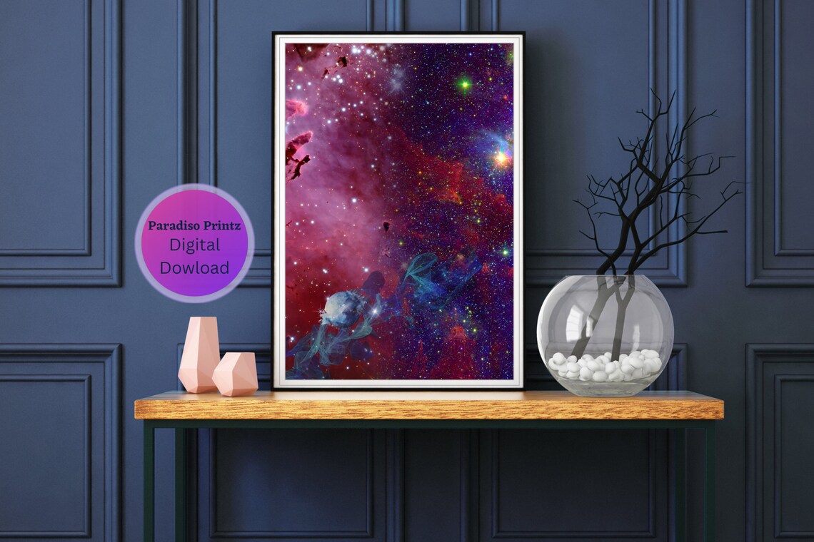 Celestial Symphony | Stary Skies | Wonders of Universe | Vivid Red and ...